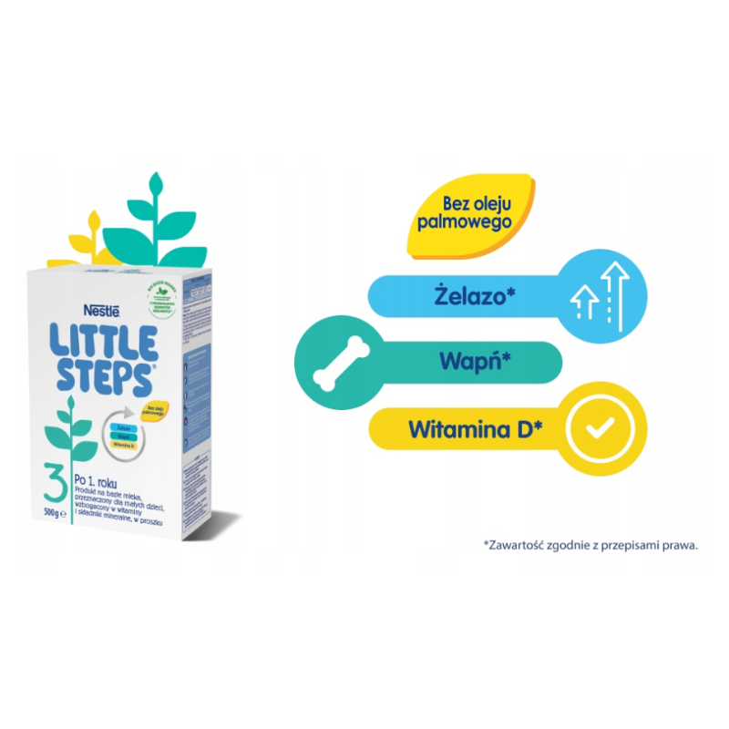 Mleko Little Steps, 500g, Nestle – Sklep Krabb